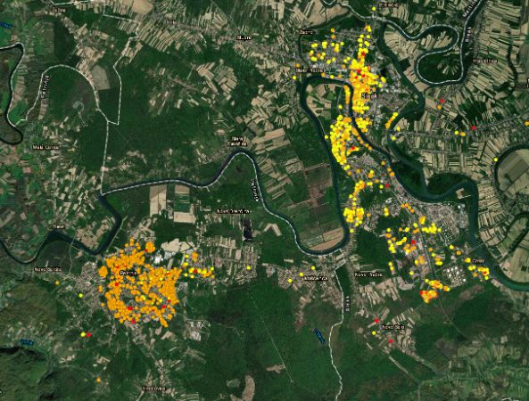 Pogledajte interaktivnu kartu koja otkriva oštećenja svake kuće u ...